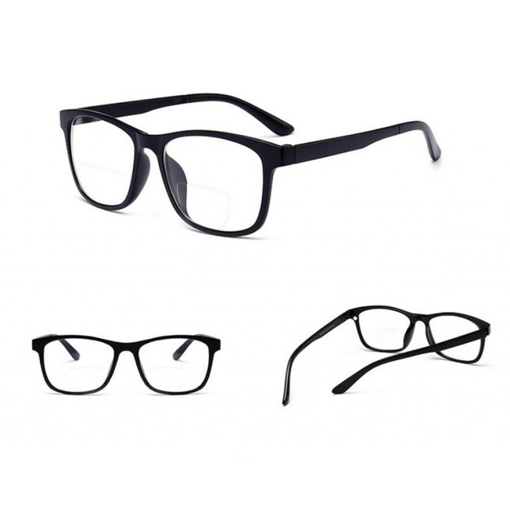 Bifokal-Brille (Zweistärkenbrille) - schwarz bis +3,5dpt, 34,95