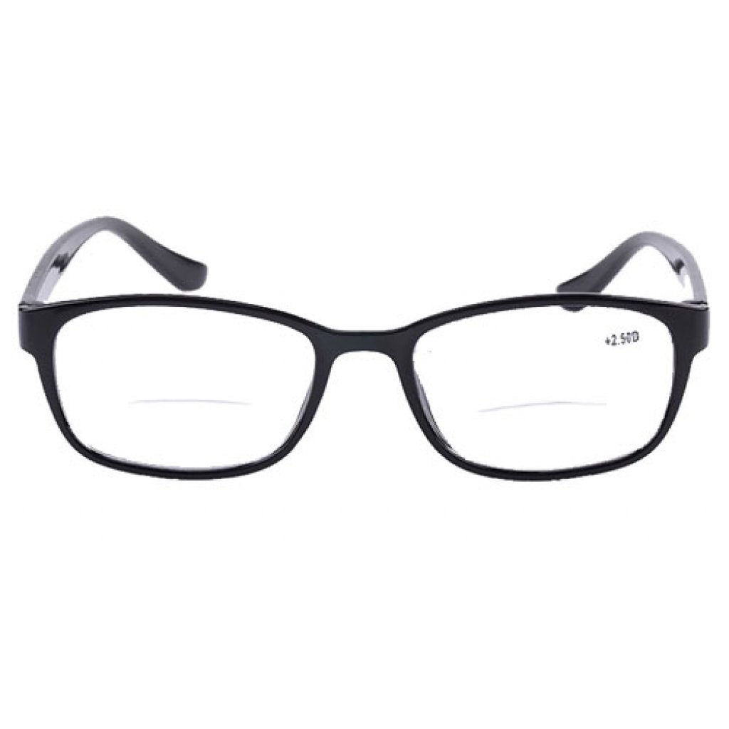 Bifokal-Brille (Zweistärkenbrille) - schwarz bis +4,0dpt, 16,95