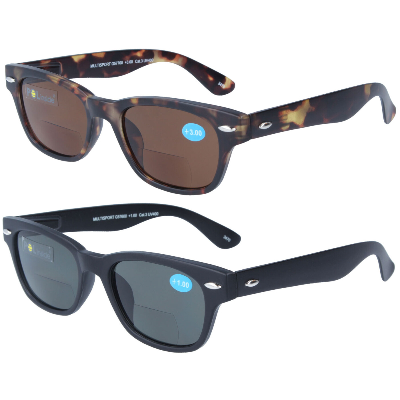 Bifokal-Sonnenbrille MULTISPORT inkl. Stecketui