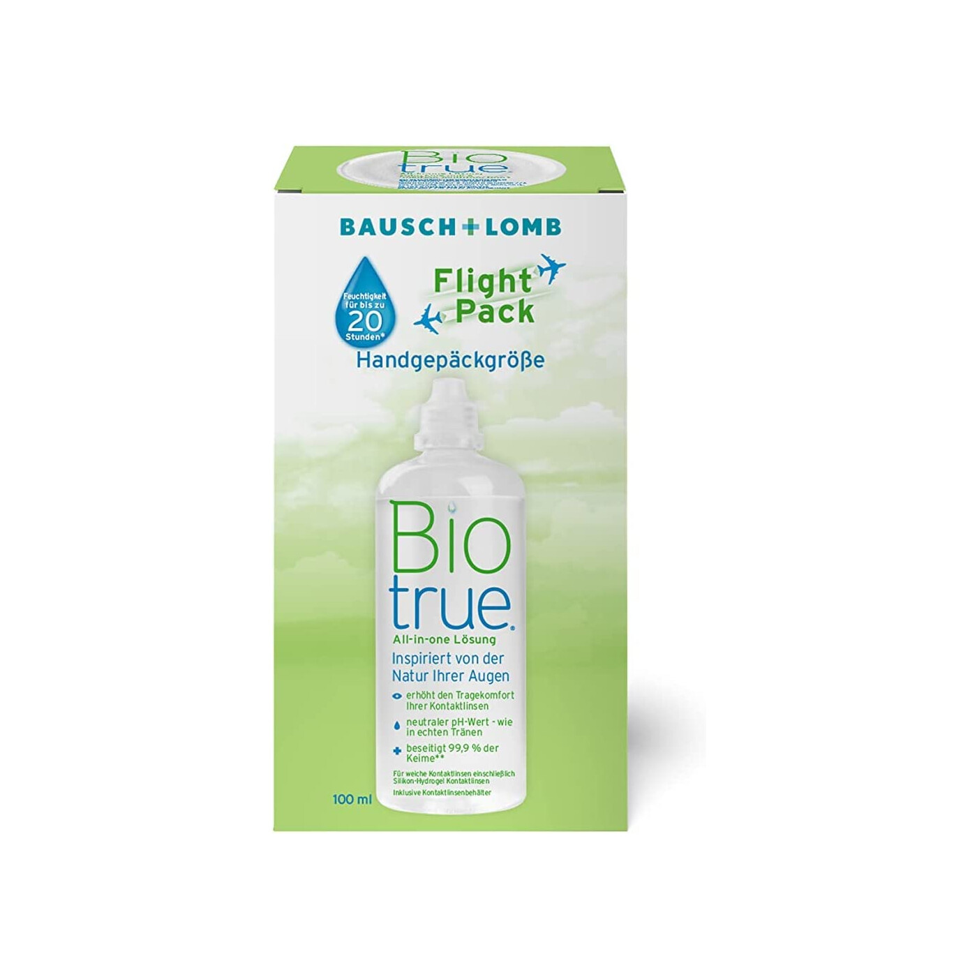 Biotrue All-in-One Kombilösung zur Reinigung und Aufbewahrung der Kon