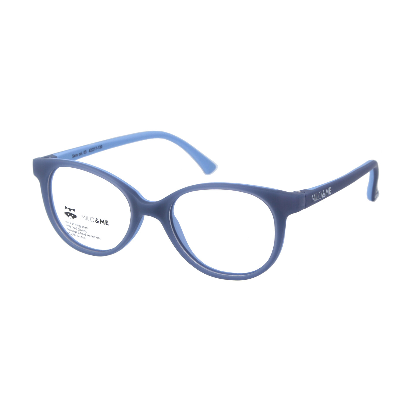 Tolle MILO & ME Kinderbrille NOAH 85150 04 in Türkis / Helltürkis aus