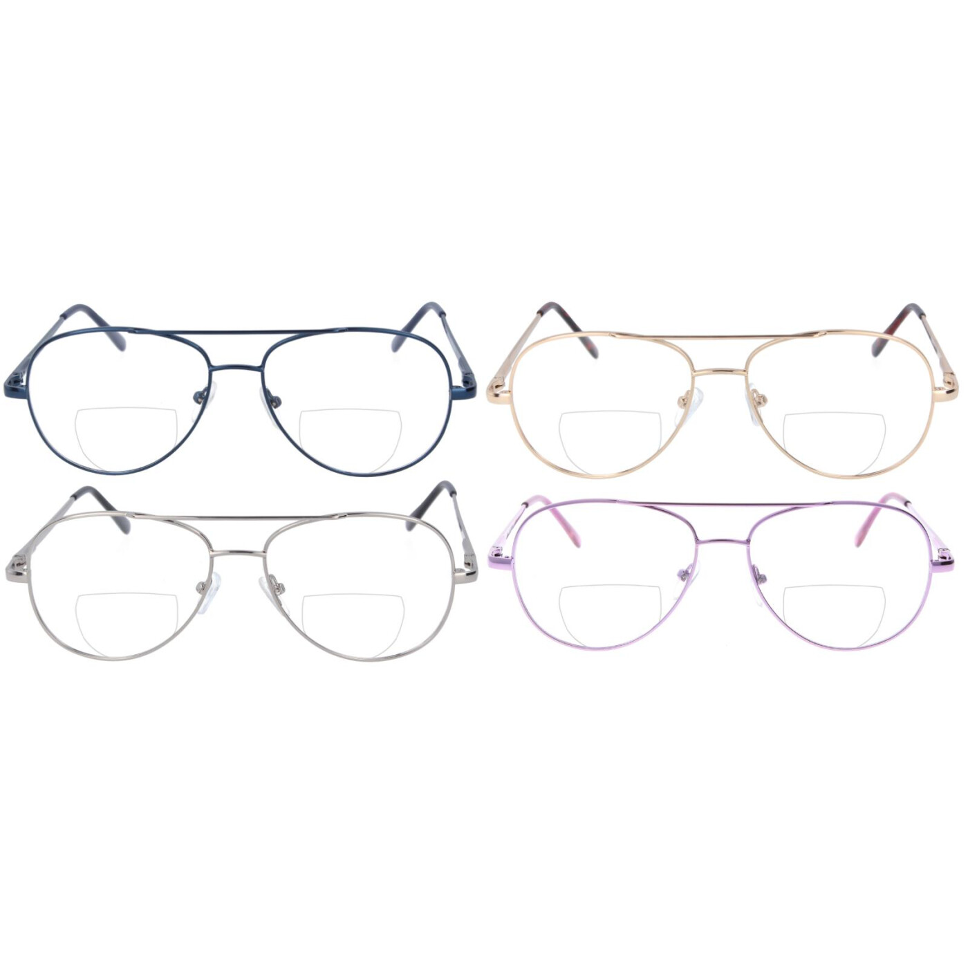 Klassische Zweistärkenbrille / Bifokalbrille PILOT MK2 in bekannter P