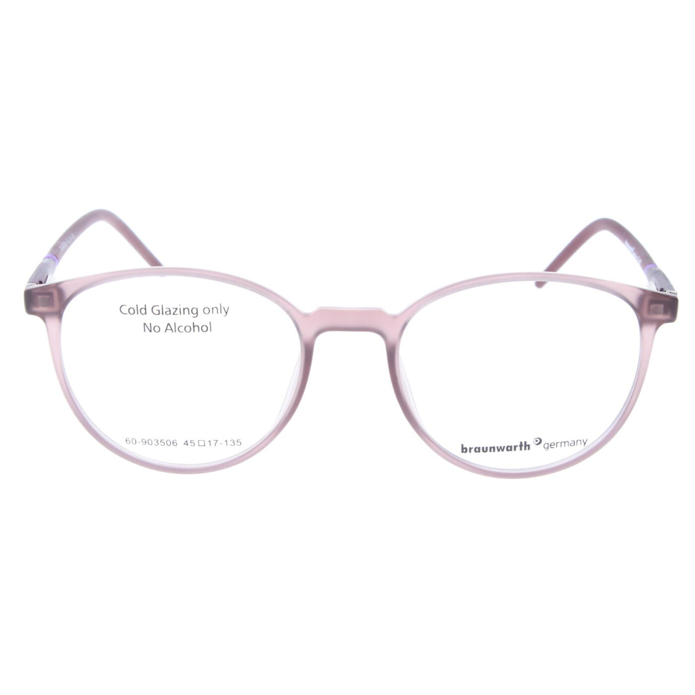 Tolle Brillenfassung BRAUNWARTH 60 - 903506 für Teenies in Lila - Tra