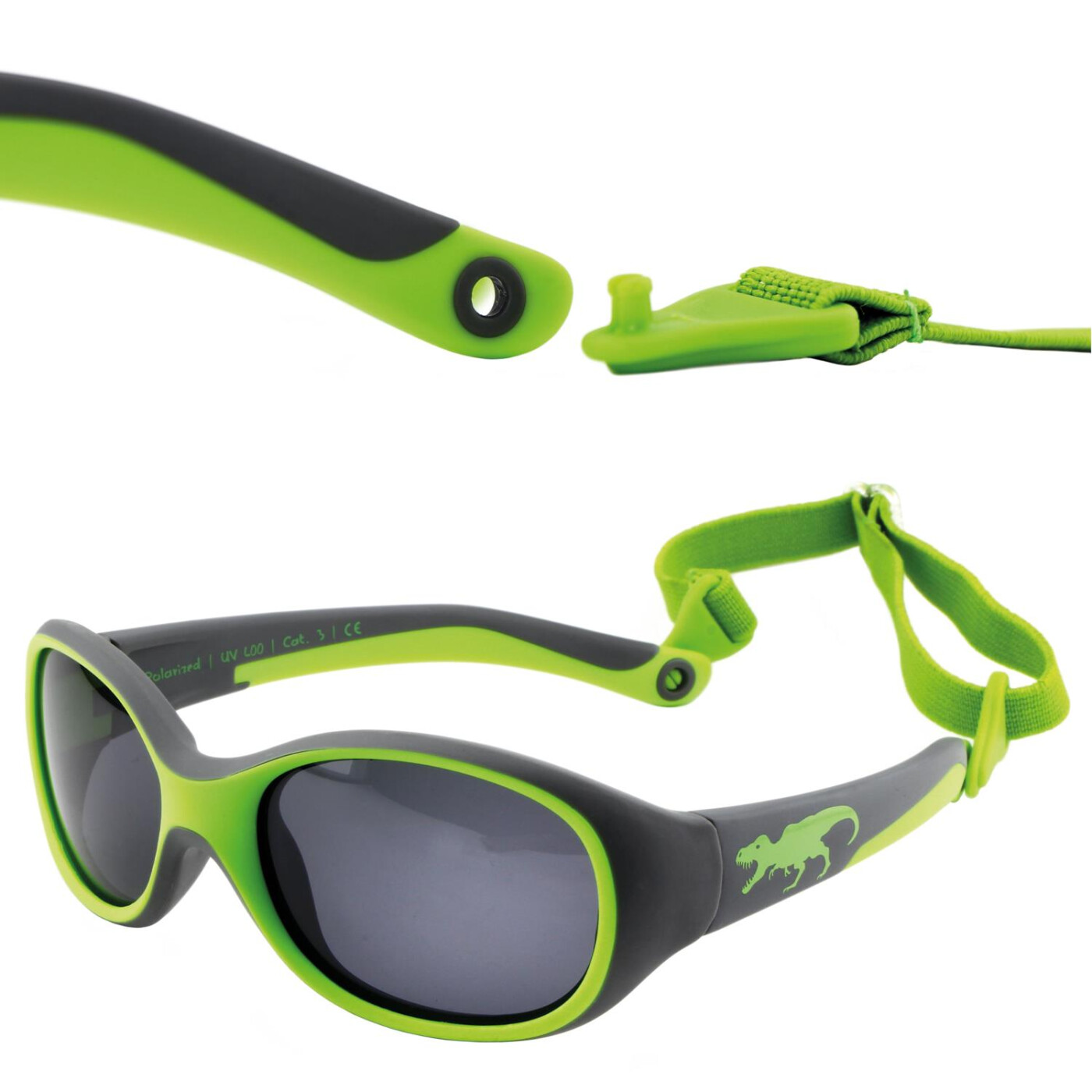 Polarisierende ACTIVE SOL T-REX Kinder-Sonnenbrille 2 - 6 Jahre