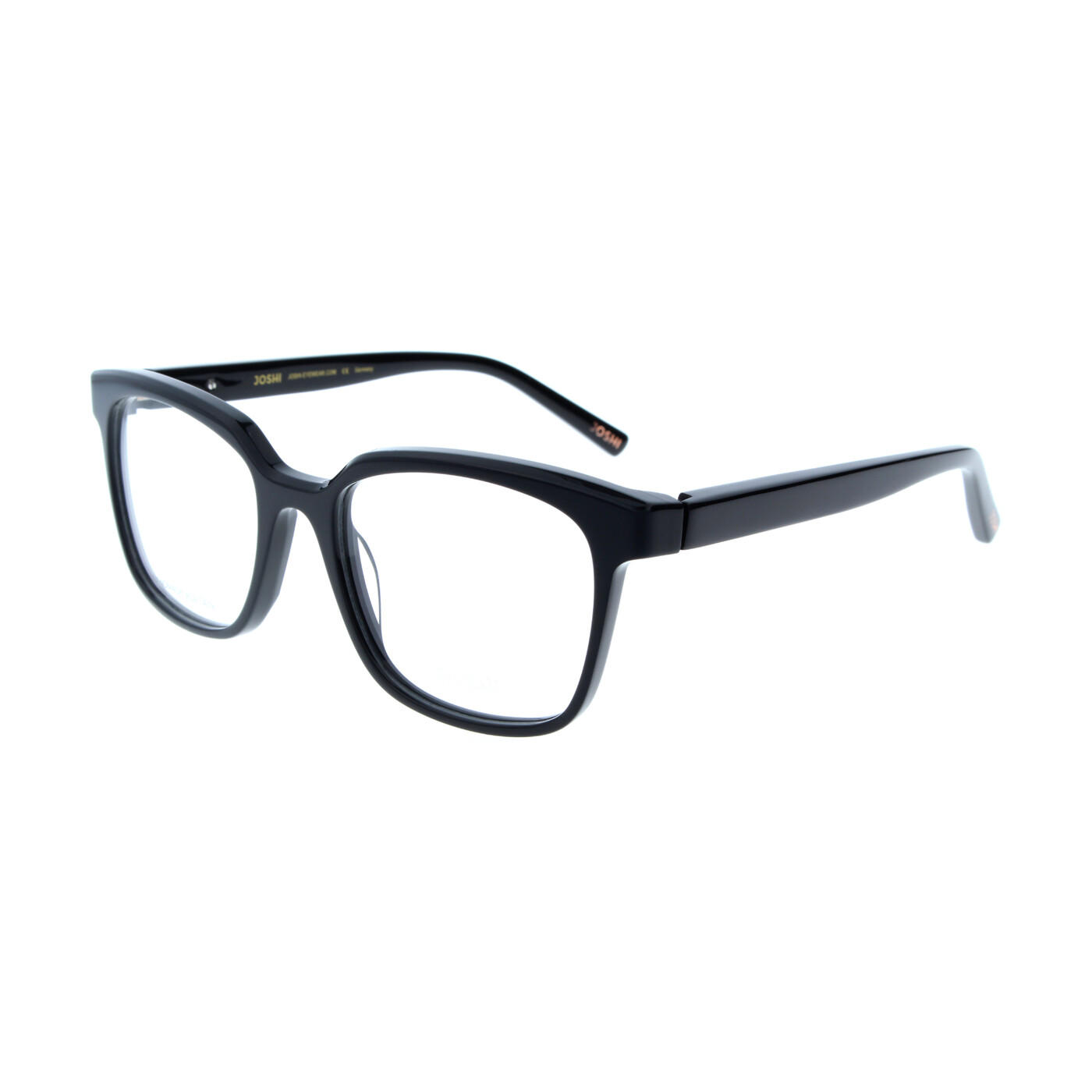 Klassische JOSHI Brillenfassung 8139 C2 aus Acetat in Shiny Schwarz